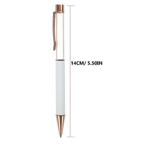 EXCEART Sublimation Blank Pens Stylus Pen Blank Heat Transfer Pen Sublimation Ballpoint Pen for Christmas DIY Office Stationery Supplies