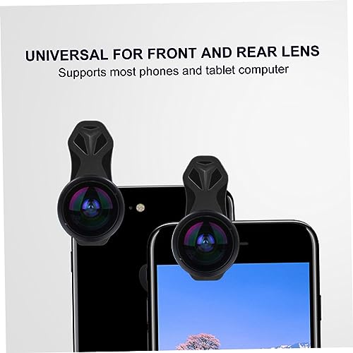 Hemobllo 4 1 fisheye Lens Mobile Lens 20X Macro Lens Wide Angle Lens 180 Degree Fish Eye Telescopic Lens Phone Lens Camera Lens Cell Phone Wide-Angle Lens