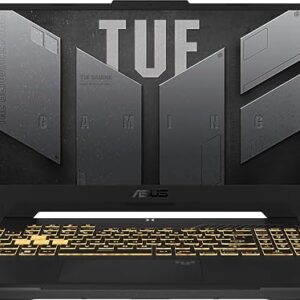 ASUS TUF F15 Gaming Laptop 15.6" FHD 144Hz 12th Generation Intel 14-Core i7-12700H (Beat i9-11950H) 32GB RAM 1TB SSD GeForce RTX 4070 8GB Graphic Backlit Thunderbolt 4 USB-C Win11 Grey + HDMI Cable