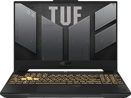 ASUS TUF F15 Gaming Laptop 15.6" FHD 144Hz 12th Generation Intel 14-Core i7-12700H (Beat i9-11950H) 32GB RAM 1TB SSD GeForce RTX 4070 8GB Graphic Backlit Thunderbolt 4 USB-C Win11 Grey + HDMI Cable