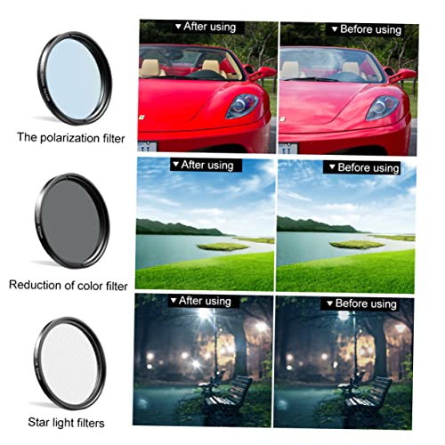 ABOOFAN 1 Set Universal Detachable Creative Filter Lens Universal Phone Lens kit Portable Suite Set Lens Group telephoto Lens telephoto Lens for Smartphone Cell Phone Fisheye Lens