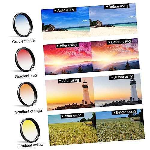 ABOOFAN 1 Set Universal Detachable Creative Filter Lens Universal Phone Lens kit Portable Suite Set Lens Group telephoto Lens telephoto Lens for Smartphone Cell Phone Fisheye Lens