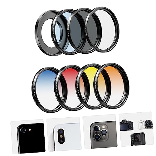 ABOOFAN 1 Set Universal Detachable Creative Filter Lens Universal Phone Lens kit Portable Suite Set Lens Group telephoto Lens telephoto Lens for Smartphone Cell Phone Fisheye Lens