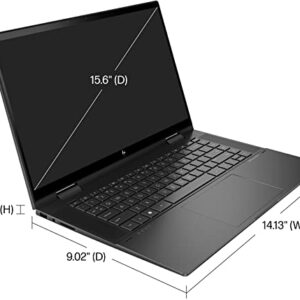 HP Envy x360 2-in-1 Laptop 2022 15.6” FHD 1920 x 1080 Display Touchscrenn, AMD Ryzen 7 5825U, 8-core, AMD Radeon Graphics, 12GB DDR4, 512GB SSD, Backlit Keyboard, Wi-Fi 6E, Windows 11 Pro