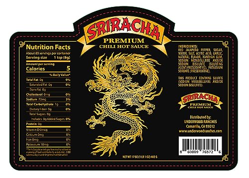 Underwood Ranches New Dragon Collection With Dragon Sriracha, Chili Garlic, and Sambal