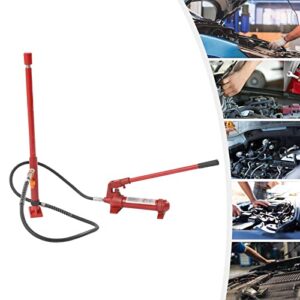 Auto Body Frame Repair Kit, 6 Ton Portable Hydraulic Jack Power Lift Ram, 15PCS Floor Standing Lifting Pushing Pulling Bending Kit for Automobile Bodies and Frames, Trucks