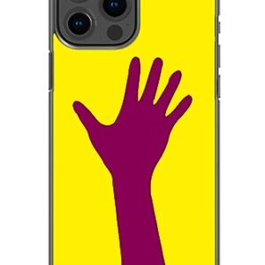 Silhouette Waving Hand Pattern Art Design Anti-Fall and Shockproof Gift iPhone case (iPhone 11)