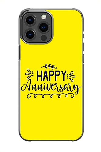 Happy Anniversary Sweet Cute Pattern Art Design Anti-Fall and Shockproof Gift iPhone Case (iPhone 11)