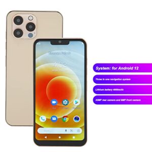 4G Mobile Phone, 5G WiFi Face Recognition 6.1 Inch HD Screen 4GB RAM 64GB ROM 32MP Rear and 8MP Front Camera Unlocked Smartphone for Phone Call (US Plug)