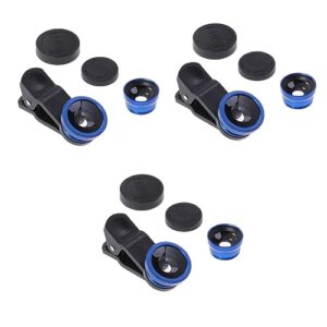 ukcoco phone lens 3pcs mobile phone lens phone camera lens kit mobile phone camera lens iphonee x smartphone phones smart phone camera lens suite appendix self timer wide angle