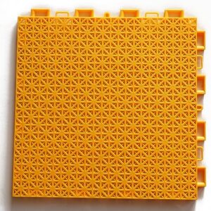 16 pcs interlocking shower cushion mat 10" x 10" non-slip rubber floor tiles diy shower bath tile splicing waterproof drainage mat for drain pool deck patio yard (color : yellow)