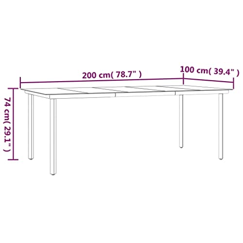 WFAUIBR Dining Set 9 Piece Patio ，Outdoor Furniture Set，Chat Conversation Tables and Chairs，for Bedroom, Living Room, Coffee Shop，Porch Garden，9 Piece 78.7"