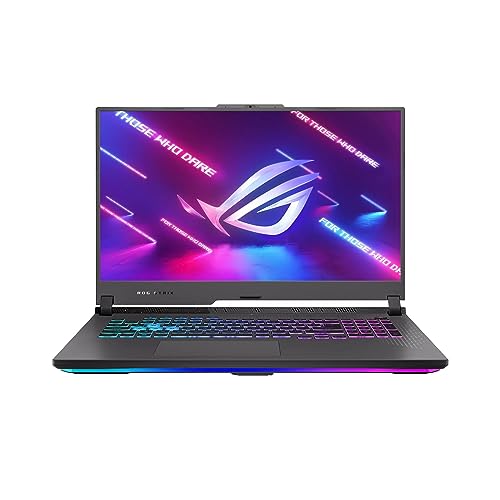 ASUS ROG Strix G17 G713 Gaming Laptop | 17.3" WQHD IPS 240Hz | AMD 12-Core Ryzen 9 7845HX >i9-12900H | 32GB DDR5 1TB+1TB SSD | GeForce RTX 4060 8GB | USB-C RGB Backlit Win11 Black + 32GB MicroSD Card