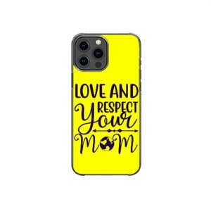 Love And Respect Your Mom Keep Green Awareness Pattern Art Design Anti-Fall and Shockproof Gift iPhone Case (iPhone 5/5s/5se)