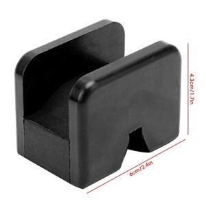 xwyebo Durable Universal Rubber Jack Point Lifting Block - Essential Auto Repair Tool for Jacking Support Pad