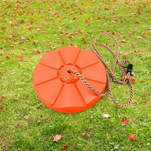 Disc Seat Swing - Kids Rope Tree Zip Line for Play Set, Playground Fun