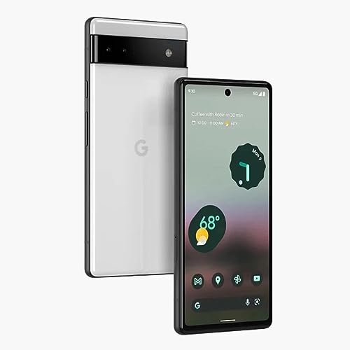 Google Pixel 6A 5G Smartphone 6GB RAM 128GB ROM 6.1" OLED Display Octa Core NFC US/Japan Version Full Screen Android Mobile Phone Official Standard/Chalk/China|128G|6GB|US Version