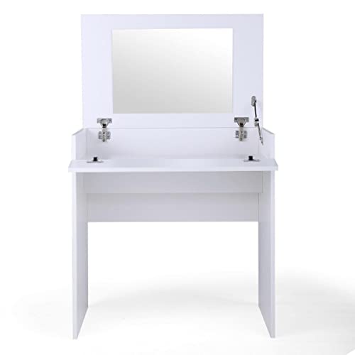 NJSV Makeup Vanity Table Shuq Vanity Desk Makeup Vanity Side Tables Bedroom Vanity Table Portable Desk Vanity Set