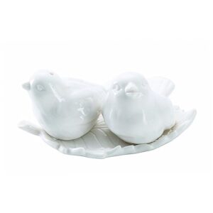 kitchen seasoning jarlovebirds in the window ceramic salt & pepper shakers creative bird spice jar kitchen tools