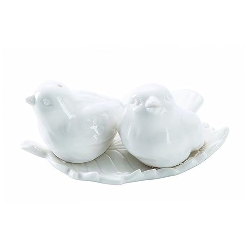 Kitchen seasoning jarLovebirds in the Window Ceramic Salt & Pepper Shakers Creative Bird Spice Jar Kitchen Tools