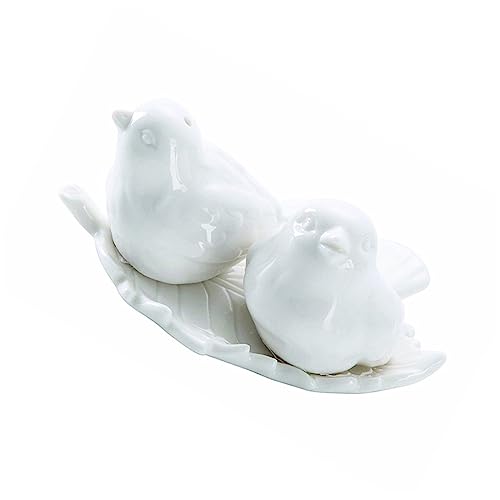 Kitchen seasoning jarLovebirds in the Window Ceramic Salt & Pepper Shakers Creative Bird Spice Jar Kitchen Tools