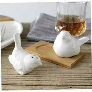 Kitchen seasoning jarLovebirds in the Window Ceramic Salt & Pepper Shakers Creative Bird Spice Jar Kitchen Tools