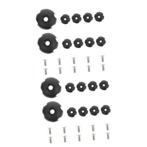 didiseaon 20 pcs kayak rope buckle button kit cord buckle dugout kayak replacement parts kayak cords fixing buckle kayak back buckle boat cord fittings elastic rope holder boat rope suite