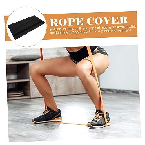 Unomor 5pcs Pull Cord Protector Chest Pull Rope Cover Household Pull Rope Cover Shoulder Workout Belt Cover Gym Belt Protective Case with Foam Sports Coat Gym Training Strap Cover Step on