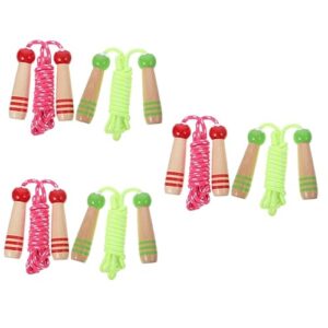 besportble 6 pcs cartoon skipping rope jump rope for kids kid jump rope kids jumprope children jumping rope kids exercise ropes jump rope cable adjustable skipping ropes fitness jumping rope