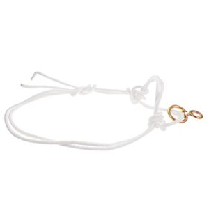 Toddmomy 2pcs Bull Bridle Cowboys Lanyard halters for Horses bitless Bridle Poly Rope Goat Halter Outdoor Cattle Halter Cattle Cattle Bridle Iron Hanging Neck White Supplies