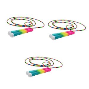 besportble 3pcs kids jumprope beaded jump rope for kids skipits for kids colorful jump rope beaded segment jump rope jump ropes beaded size beads korean version child