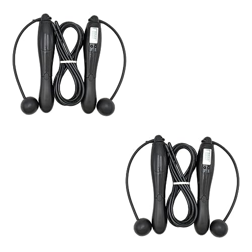 INOOMP 2pcs skipits for kids fitness jump rope jump rope for fitness kids jumprope jump rope exercise digital jump rope kids play toys Electronic Counting Skipping Rope set child