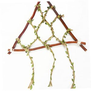 OSALADI 2 Rolls Simulated Rope and Rattan Braid Accessories Jungle Leaves Plant Gifts Natural Jute Twine Plants Gifts Decorative Jute Simulated Rope for Kindergarten Decorative Rope