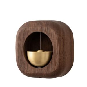 vandroop shopkeepers bell for door opening, decorative wooden door bells hanging, handmade office store entrance front porch cafe doorbell