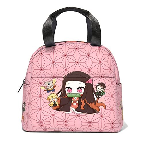 FGBXC Anime Insulated Lunch Bag Reusable Portable Lunch Box Snack Tote Bags For Adults Women Men Picnic Gifts Travel