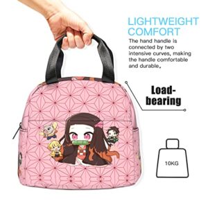 FGBXC Anime Insulated Lunch Bag Reusable Portable Lunch Box Snack Tote Bags For Adults Women Men Picnic Gifts Travel