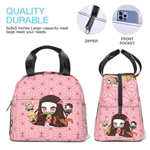 FGBXC Anime Insulated Lunch Bag Reusable Portable Lunch Box Snack Tote Bags For Adults Women Men Picnic Gifts Travel