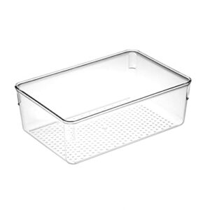 plastic cosmetic storage organizer box containers, valink makeup organizer for bathroom, bedroom and vanity countertops