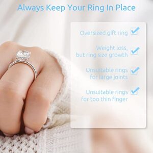 REIDEA Ring Adjuster, Invisible and Comfortable Non-Slip, Various Sizes to Fit Almost Rings