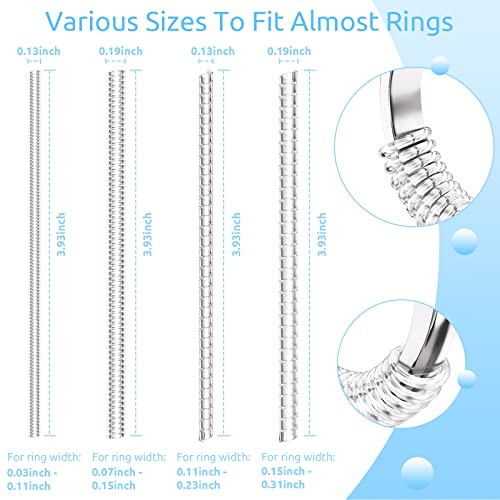 REIDEA Ring Adjuster, Invisible and Comfortable Non-Slip, Various Sizes to Fit Almost Rings