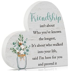 wooden christian gifts for women religious gifts friend birthday gifts friendship gifts for sister inspirational gifts with quotes a friend is god's way of proving (novel style)