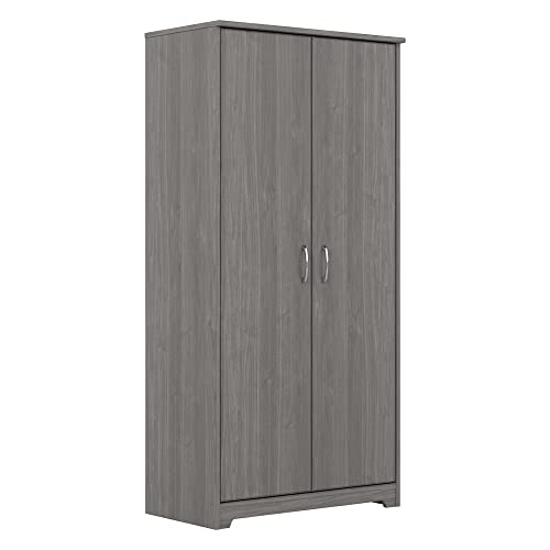 Bush Furniture Cabot Kitchen Pantry Cabinet with Doors, Tall, Modern Gray