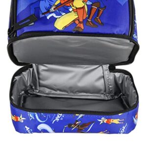 INTIMO Nickelodeon Avatar The Last Airbender Character Aang Katara Sokka Zuko Cartoon Dual Compartment Lunch Box Bag