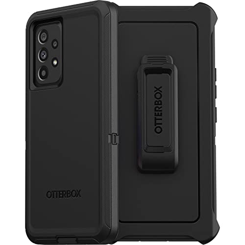 OtterBox Samsung Galaxy A53 5G Defender Series Case - BLACK (Non-retail/Ships in Polybag) Rugged & Durable, with Port Protection Includes Holster Clip Kickstand