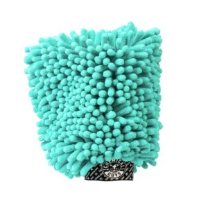 chemical guys mic513 big noodle chenille microfiber scratch free supersized car wash mitt for cars, trucks, suvs, rvs & more, turquoise (11" x 12")