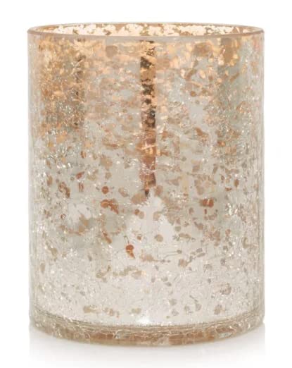 Yankee Candle Metallic Mercury Crackle Jar Candle Holder