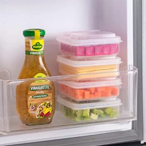 2PCS Butter Cheese Storage Box Portable Refrigerator Fruit Vegetable Fresh-keeping Organizer Box Transparent Cheese Container