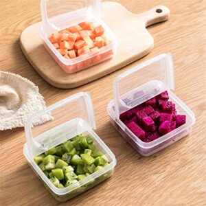 2PCS Butter Cheese Storage Box Portable Refrigerator Fruit Vegetable Fresh-keeping Organizer Box Transparent Cheese Container