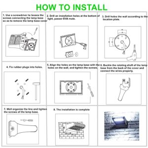 Rotatable LED Wall Pack Light with Dusk to Dawn Photocell, 100W 13000LM 600-800W HPS/HID Equiv., 5000K Daylight ETL Commercial Outdoor Security Lighting for Warehouse, Entrance, Parking, Garage