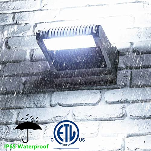 Rotatable LED Wall Pack Light with Dusk to Dawn Photocell, 100W 13000LM 600-800W HPS/HID Equiv., 5000K Daylight ETL Commercial Outdoor Security Lighting for Warehouse, Entrance, Parking, Garage